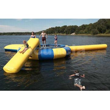 Quality Commercial Grade Inflatable Water Trampoline Combo and Blob For Fun for sale