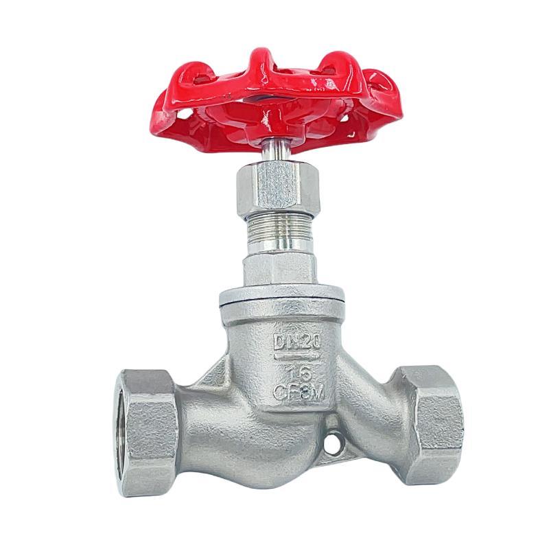 CF8m Stainless Steel Stop Valve S-Type Globe Valve with Thread