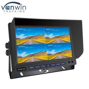 Quality 7-inch AHD Quad-Channel Split Car Monitor Vehicle Display Monitoring System for sale