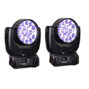 Quality Small Stage Lighting 19 * 12W Beam LED Moving Head Light / LED Spot Moving Heads for sale