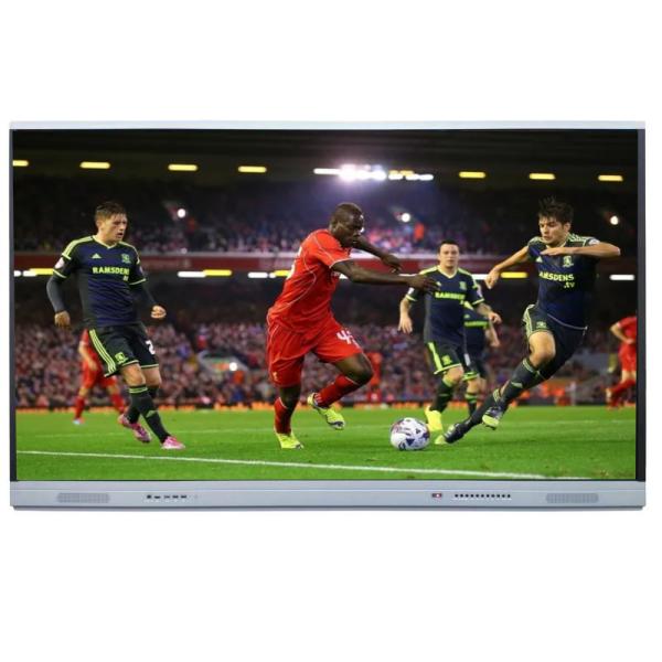Quality CE 4mm Glass LCD Infrared Smart Board Support Windows Linux Aluminum Alloy Frame for sale