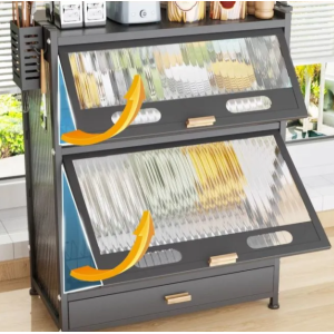 Quality Modern Dustproof Flip-Doors Kitchen Storage Cabinet with Ample Storage Capacity for sale
