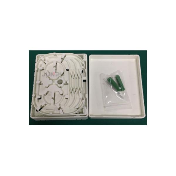 Quality White SC FTTH Fiber Optic Termination Box 4 Core Applied For Indoor Use for sale