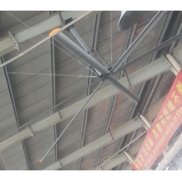 Quality electric 6 blade Pole Mounted HVLS Fan for sale