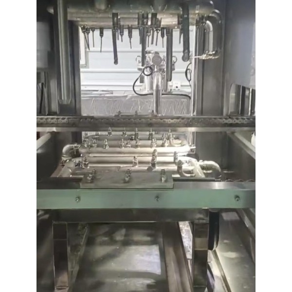 Quality Aluminum Die Castings Spray Cleaning Machine Ultrasonic Cleaning Line Multi Nozzle Drying For Auto Parts for sale