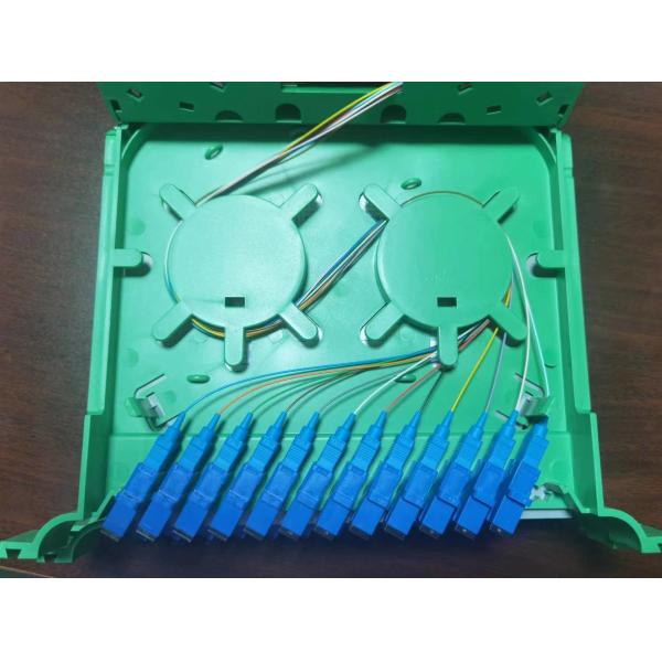 Quality 12 Core Small Splice Tray for FTTX ODB NAP FTTH Plastic Fiber Optic Splice Cable for sale