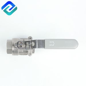 Quality Manual BSP Thread 2PC Ball Valve Cf8m 1000 Wog Sandblasting Iso9001 for sale