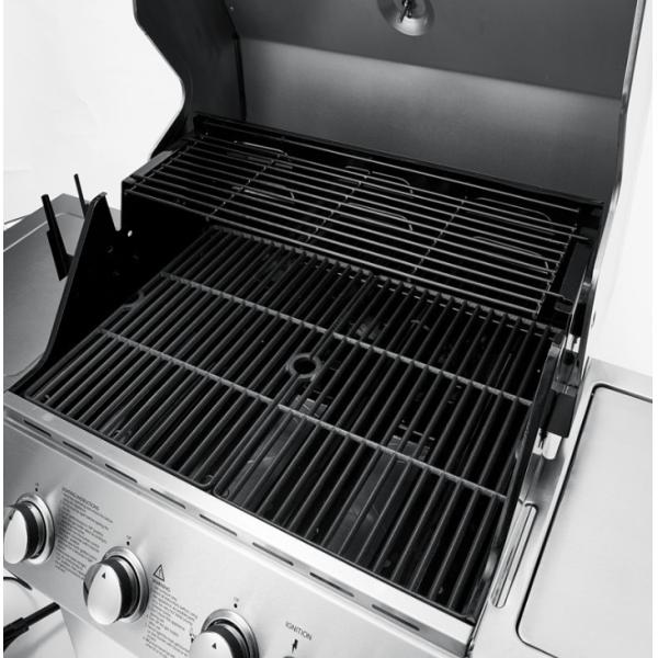Quality Black Porcelain Enamel Gas BBQ Grill for sale