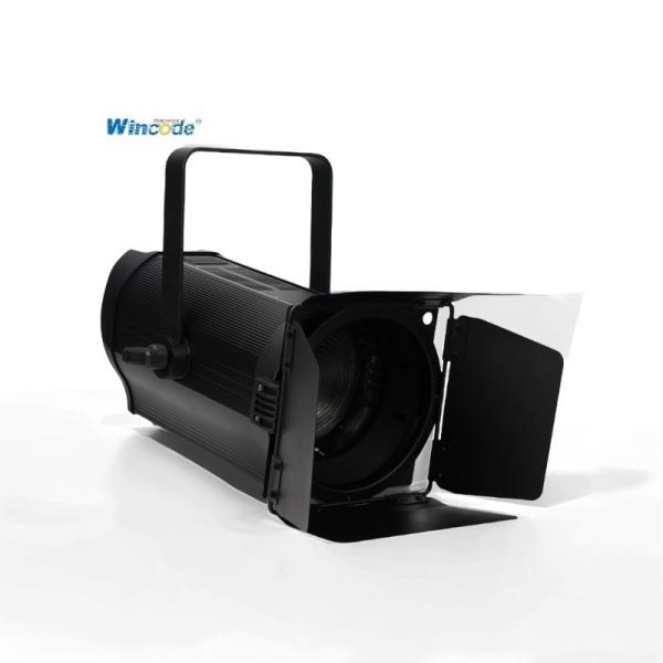 Quality 300W LED Fresnel Spotlight Single Color Auto Zoom CRI≥95 175mm Len RDM DMX for sale