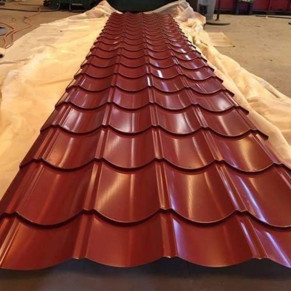 Quality SGCH Color Coated Corrugated Sheets PE Coated galvanised steel roofing sheets for sale