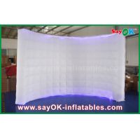 Quality Small Photo Booth 210D Oxford Lighting Inflatable Wall Photo Booth Wedding With Led Strip , 1 - 3 Years Warranty for sale