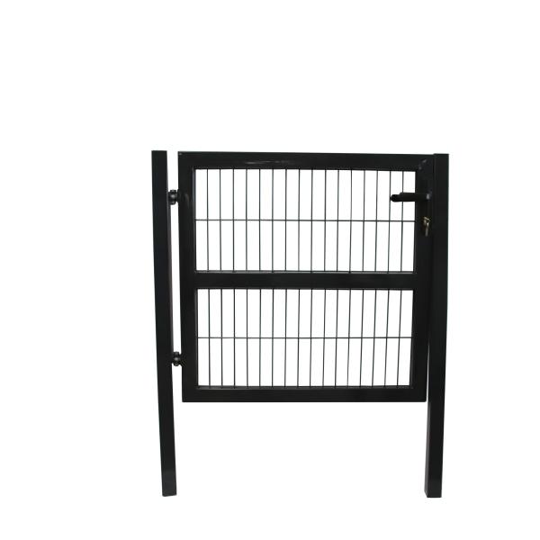 Quality Powder Coat Finish Metal Garden Fence Gate 50x150mm Mesh Wire for sale