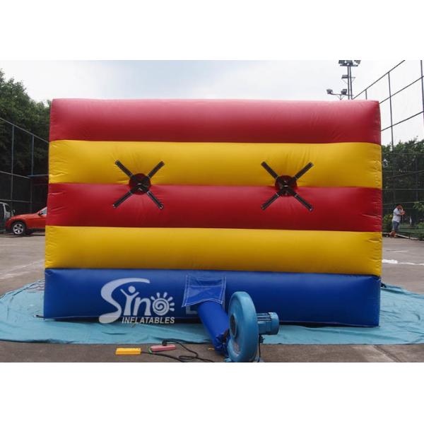Quality 10m long kids N adults inflatable bungee run for indoor or outdoor 2 person for sale