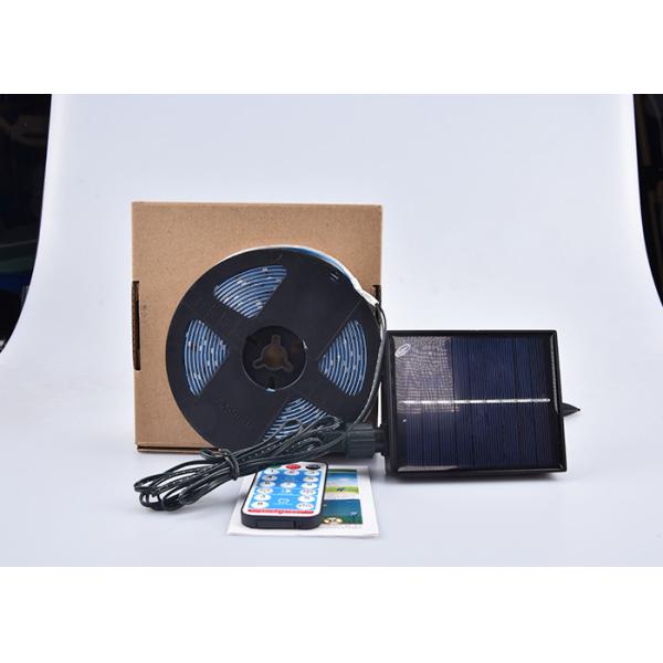 Quality 1200mAh 30LEDs/M Solar Powered Ip65 Rated Led Strip Lights for sale