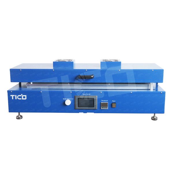 Quality 800mm Adjustable Vacuum Film Coating Machine with Top Cover Heater for sale