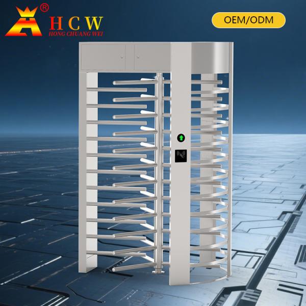 Quality Semi-Automatic Full-Height Turnstile for Construction Sites with Face Recognitio for sale