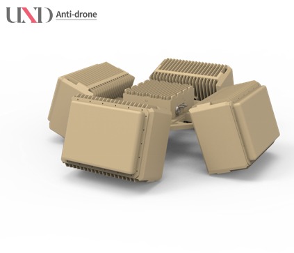 Quality Four-Sided Array Detection Radar  1.5km Ku Band Phased Array Radar  for Drone Detection Security Radar Defense System for sale