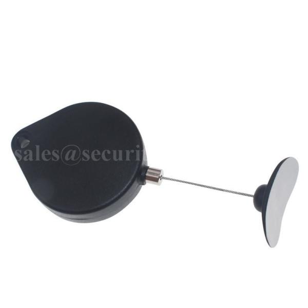 Quality Heart Shaped ABS Box Coiled Security Tether With Square Glutinous Plate End for sale