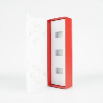 Quality Custom Gold Foiled Logo Gift Clamshell Paper Box With Hide Magnetic Buckle for sale