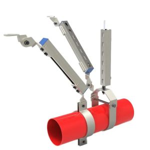 Quality Bolted Seismic Hangers For Pipe Seismic Bracket Corrosion Resistance for sale