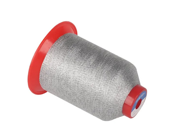 Quality 100D/3 Carbon Fiber Anti Static Thread Conductive Yarn Twisted Sewing for sale