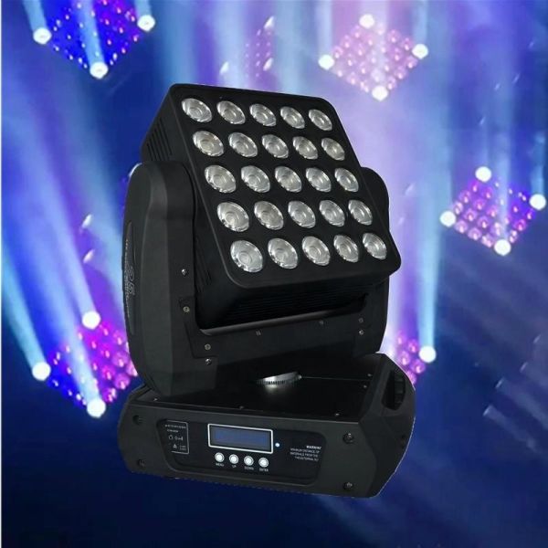 Quality Hot Sale Party Lighting 25*10W LED Matrix Moving Head Light Cool Colorful Disco Light Stage Professional Equipment for sale