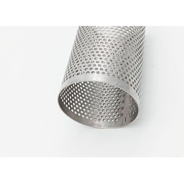 Quality Sus 304 3mm Hole Perforated Round Steel Tubing For Water Filter for sale