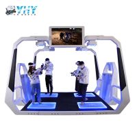 Quality 42'' Screen  Indoor VR Shooting Simulator 4 Players Standing Virtual Battle Machine Games for sale