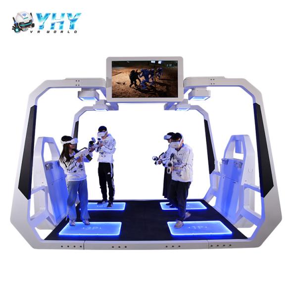 Quality 42'' Screen Indoor VR Shooting Simulator 4 Players Standing Virtual Battle for sale