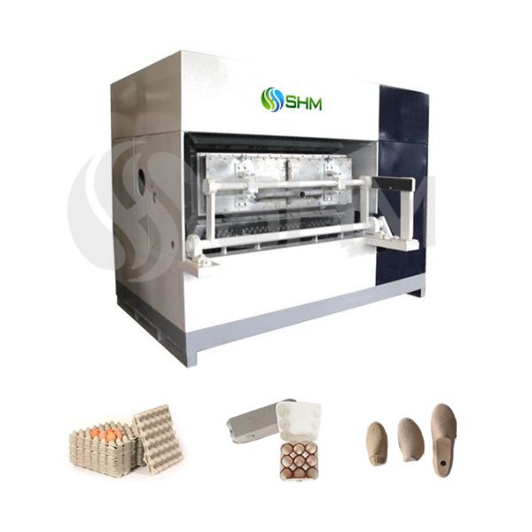 Quality Egg Tray Molded Pulp Machine Automatic Pulp Moulded Machinery for sale