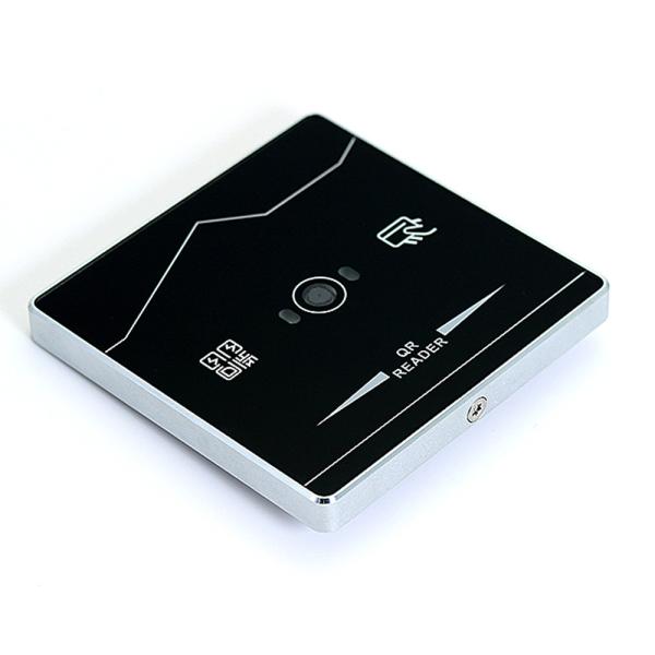 Quality Tempered glass QR Code Reader Access Control Wiegand Proximity Card Reader for sale