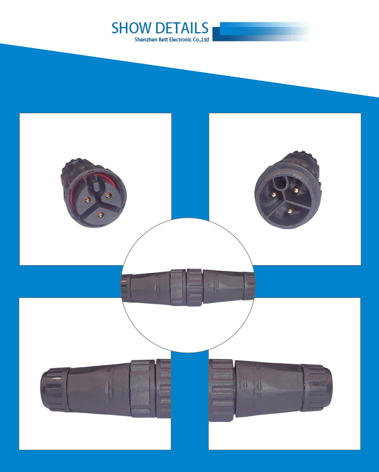 Ip68 M23 High Current Waterproof Connector Male And Female Plug