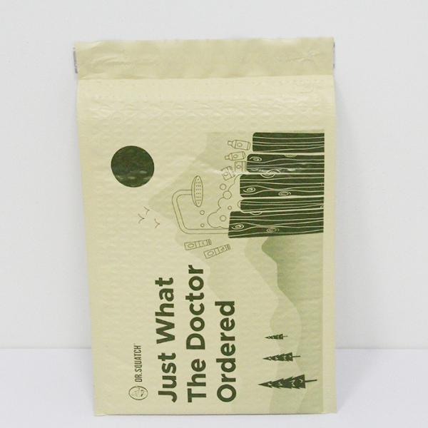Quality Green Biodegradable Bubble Mailers Reusable Plastic Eco Padded Envelopes for sale