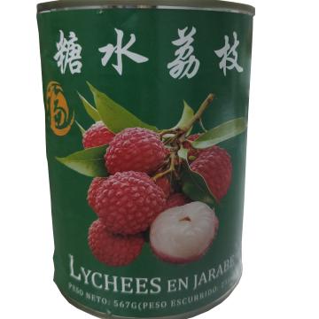 Quality Lychee Canned Fruits Vegetables Litchi Whole / Broken In Light Syrup for sale