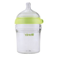 Quality 9oz Green Infant Feeder Bottle Baby Milk Hands Free Bottle Feeding for sale