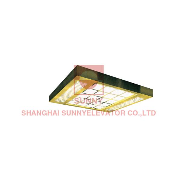 Quality Elevator Cabin Ceiling Car Top Light Panel Acrylic Material Customized Mirror for sale