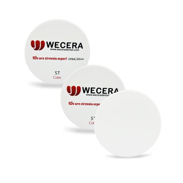 Quality 1100 Mpa Strength Dental Zirconia Blank 16 Pre Shaded For Roland VHF Imes Icore for sale