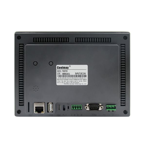 Quality Coolmay 7 inch 800*480 Ultra Thin Free Port Industrial Human Machine Interface for sale