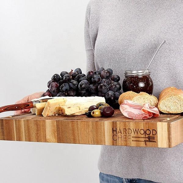 Quality Custom Logo Acceptable Multi-function Wood Heat Resistant Cutting Board for for sale