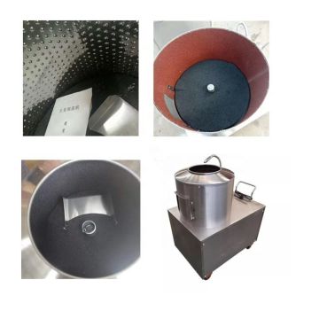 Quality 3 In 1 Potato Washing Peeling Machine 1500W Simple Convenient Operation for sale
