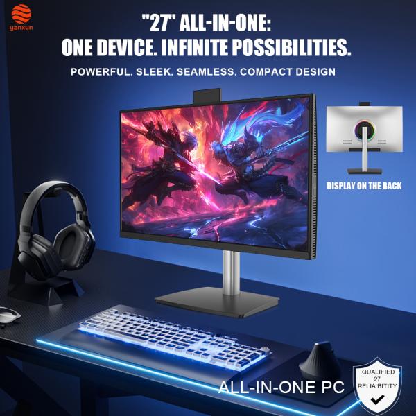 Quality 27 Inch UHD Resolution TF Gaming All-in-One Computer Monitor, 2K IPS Panel 100Hz with Fixed Bracket for sale