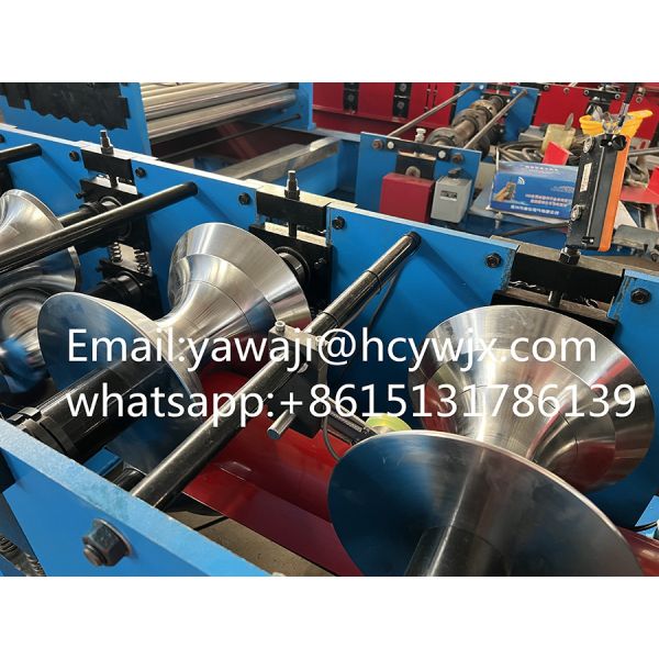 Quality 3 Phase 400mm Color Steel Sheet Cap Forming Machine / Roll Form Equipment for sale
