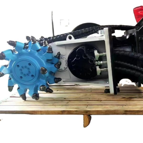 Quality For All Model Excavator High quality  Hydraulic Drum Cutter  Rock Demolish Roller for sale