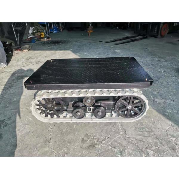 Quality Engineering Machinery Small Rubber Track Undercarriage With Platform Loading for sale