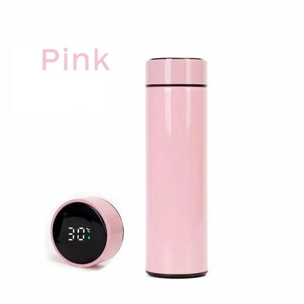 Quality Temperature Display Thermos Digital Smart Water Bottle 500ML for sale