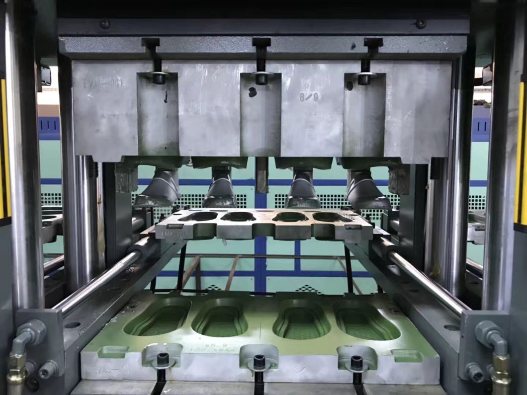Two Station Double Color EVA Foaming Machine Shoe Machine