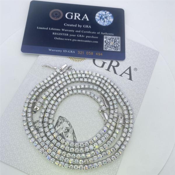 Quality 10k 14k 18k Moissanite Hip Hop Chains for sale