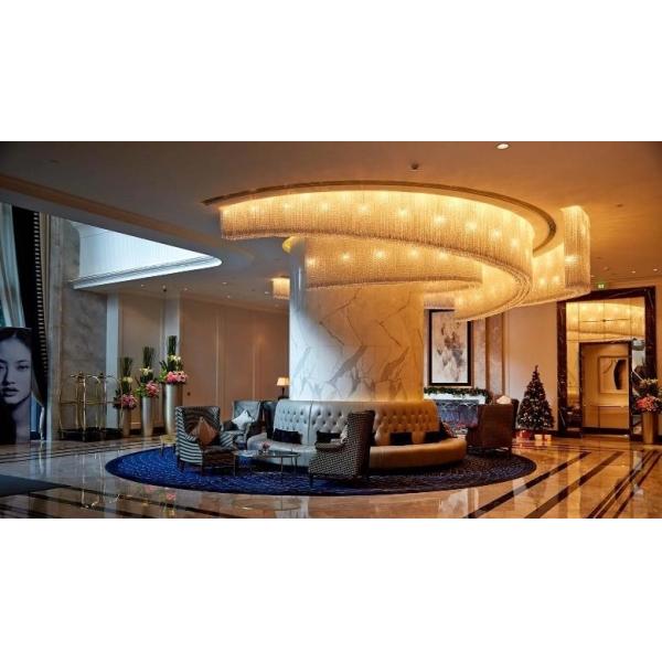 Quality Luxury Hotel Lobby Furniture Combination Fabric Velvet Sectional Sofa for sale