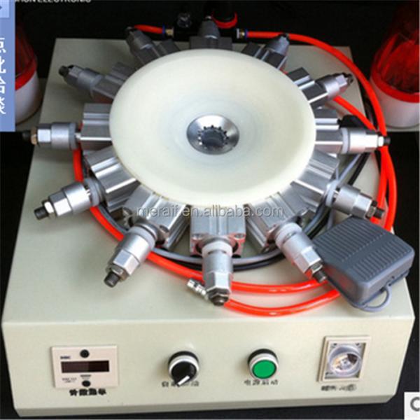 Quality E27 E22 desktop type lamp base press crimping machine, automatic lamp base hand for sale