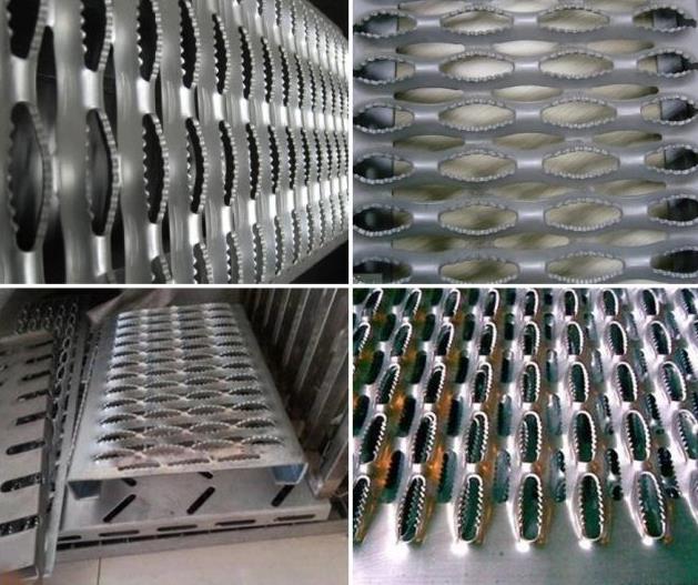 pattern of grip strut grating